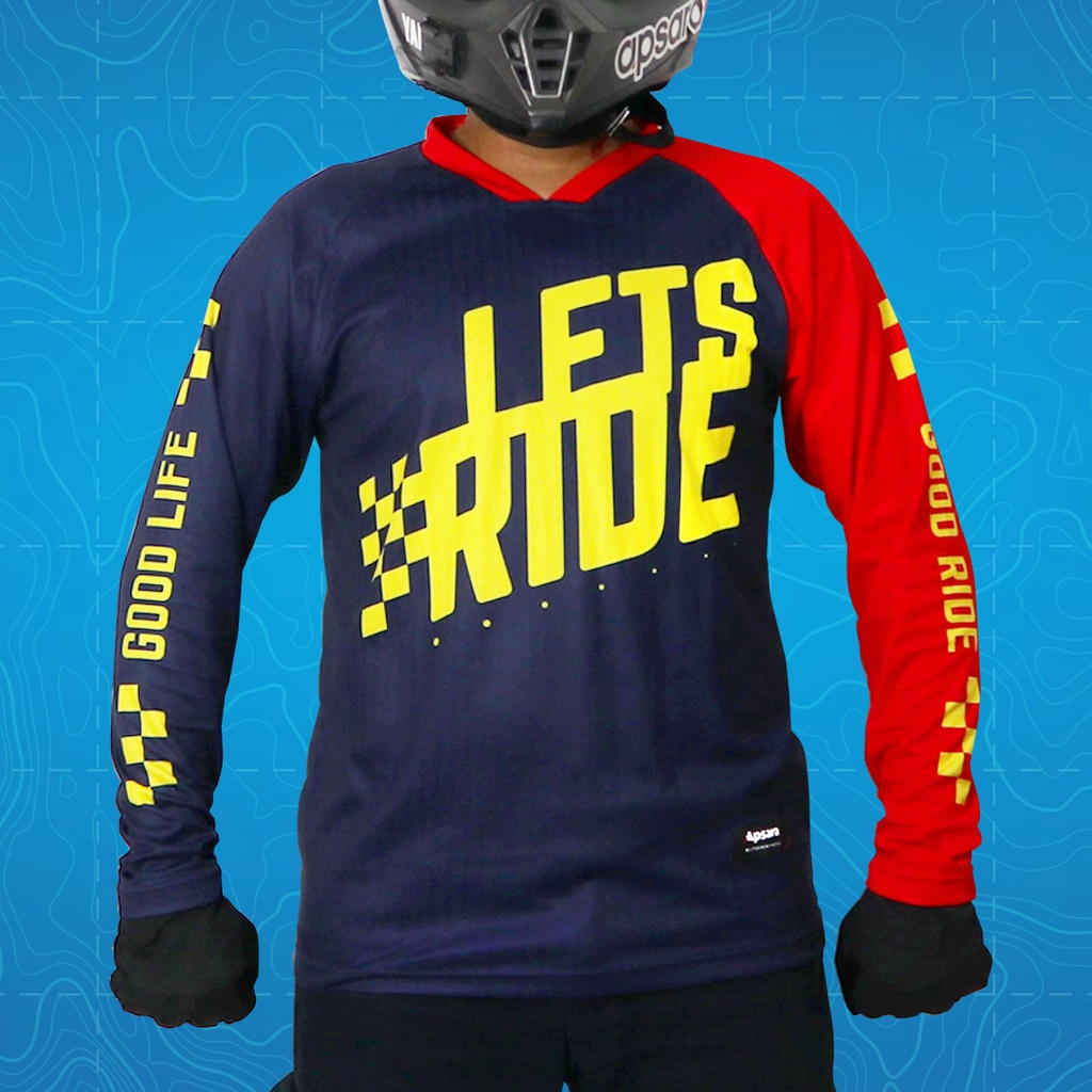 Jual Apsara Lets Ride Jersey | Shopee Indonesia