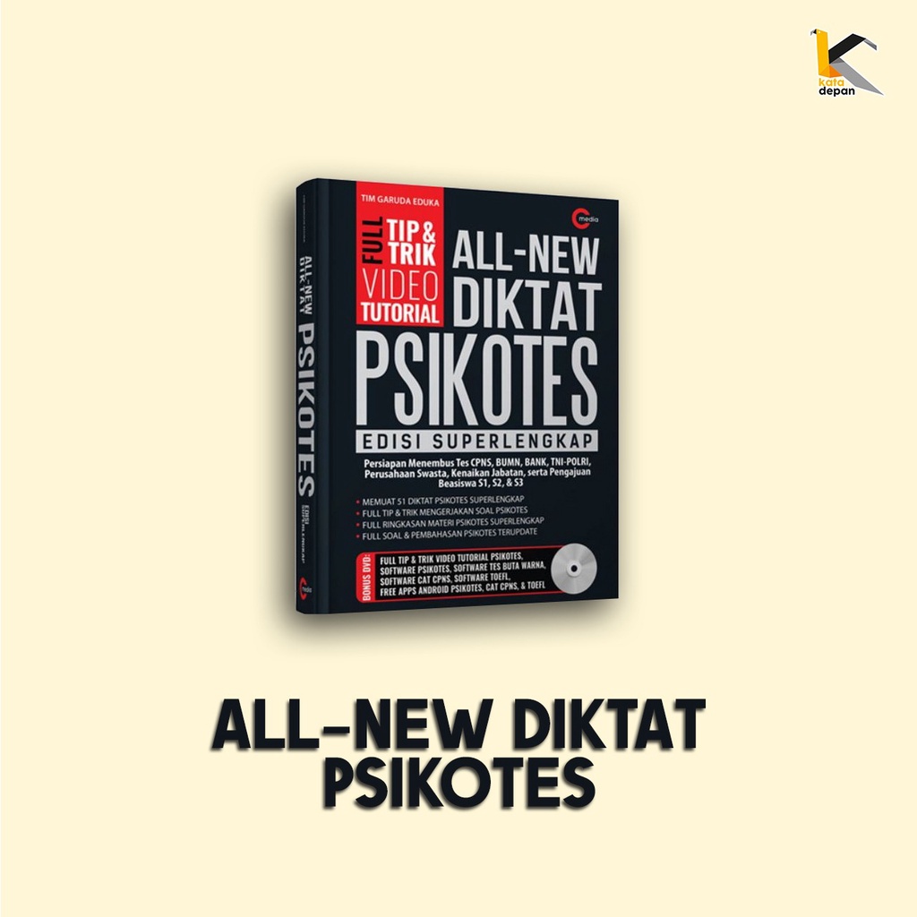 Jual All-New Diktat Psikotes Edisi Superlengkap + CD | Shopee Indonesia