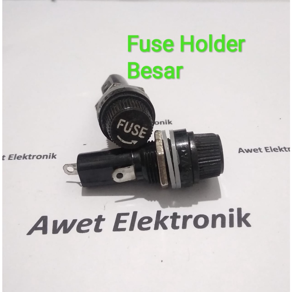 Jual Fuse holder besar / tempat / rumah sekring / sekering kaca besar ...
