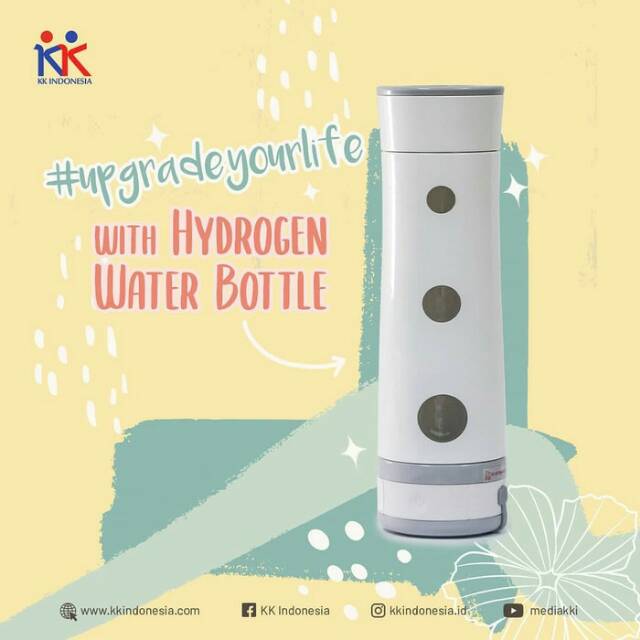 Jual KK Hydrogen Water Bottle (1 Set) | Shopee Indonesia