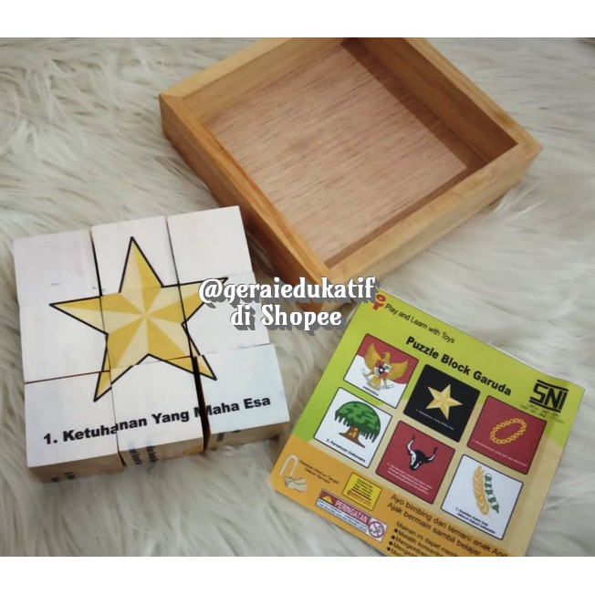 Jual GERAI EDUKATIF - JIGSAW PUZZLE GARUDA PANCASILA 6in1 | Shopee ...