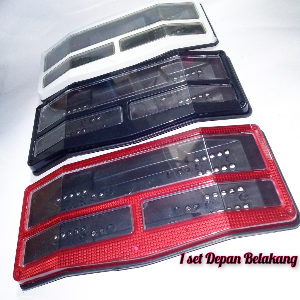 Jual Bingkai Plat Nomer Motor Mika Cembung Warna Merah Putih Hitam Bisa ...