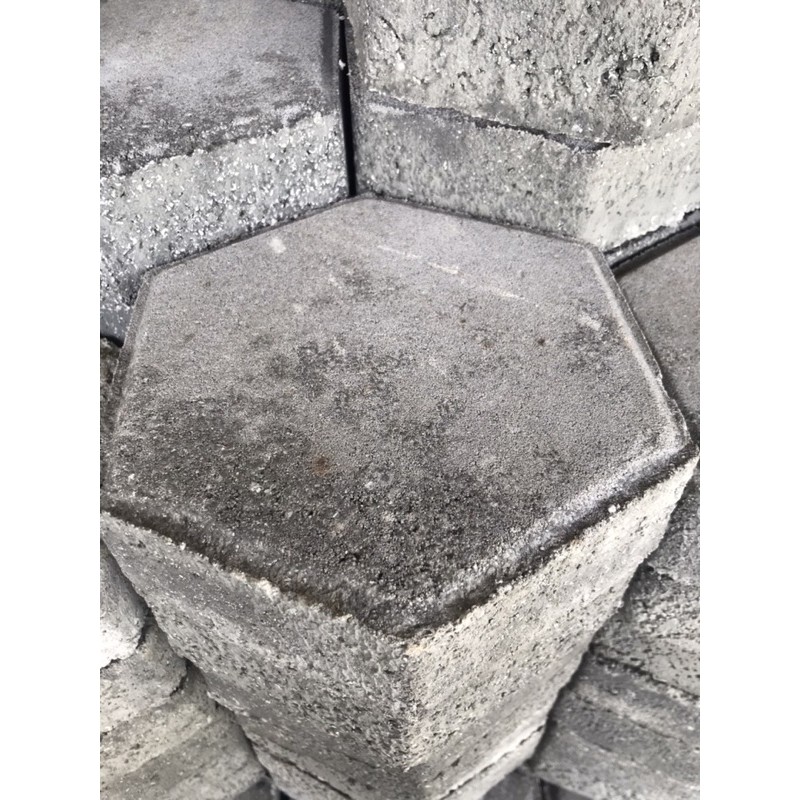 Jual Paving Block Conblok K300 Model Hexagon/Segienam 6cm Warna Abu ...
