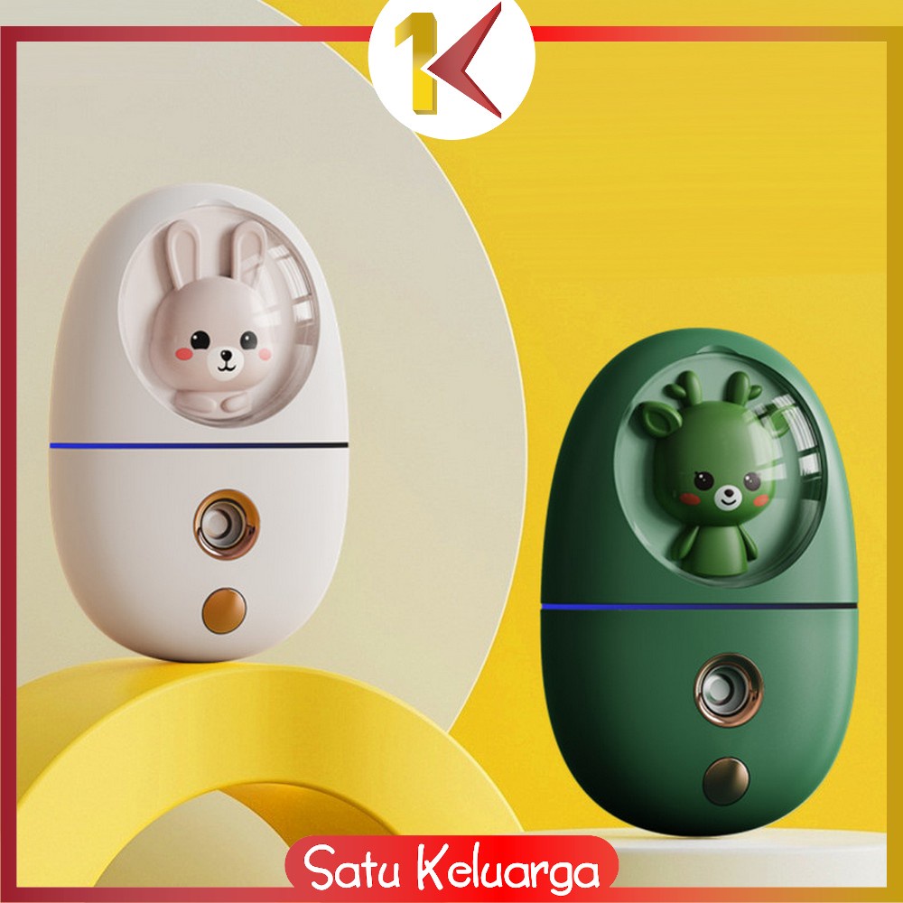 Jual SK-K62 Nano Spray Mini Karakter Pelembab Wajah Portable / Diffuser Mini Humidifier USB ...