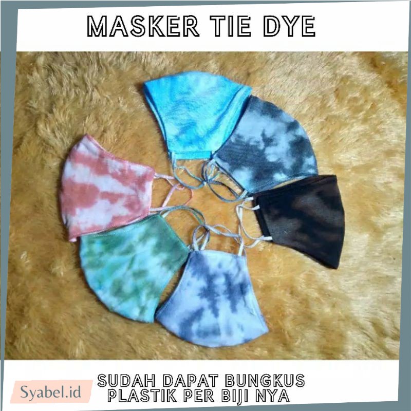 Jual MASKER HANDMADE TIE DYE/TIEDYE 2 PLY/LAPIS EARLOOP HARGA | Shopee ...