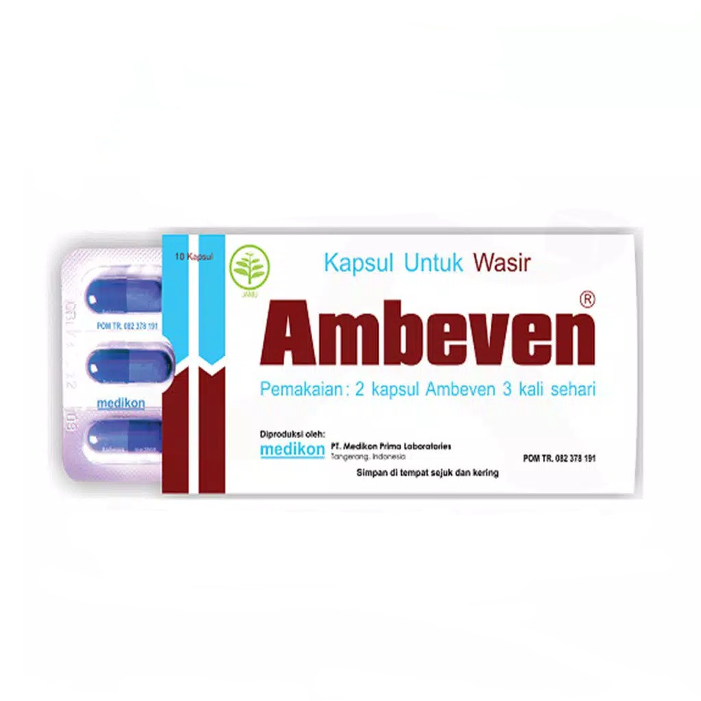 Jual Ambeven Strip - Obat Wasir | Shopee Indonesia