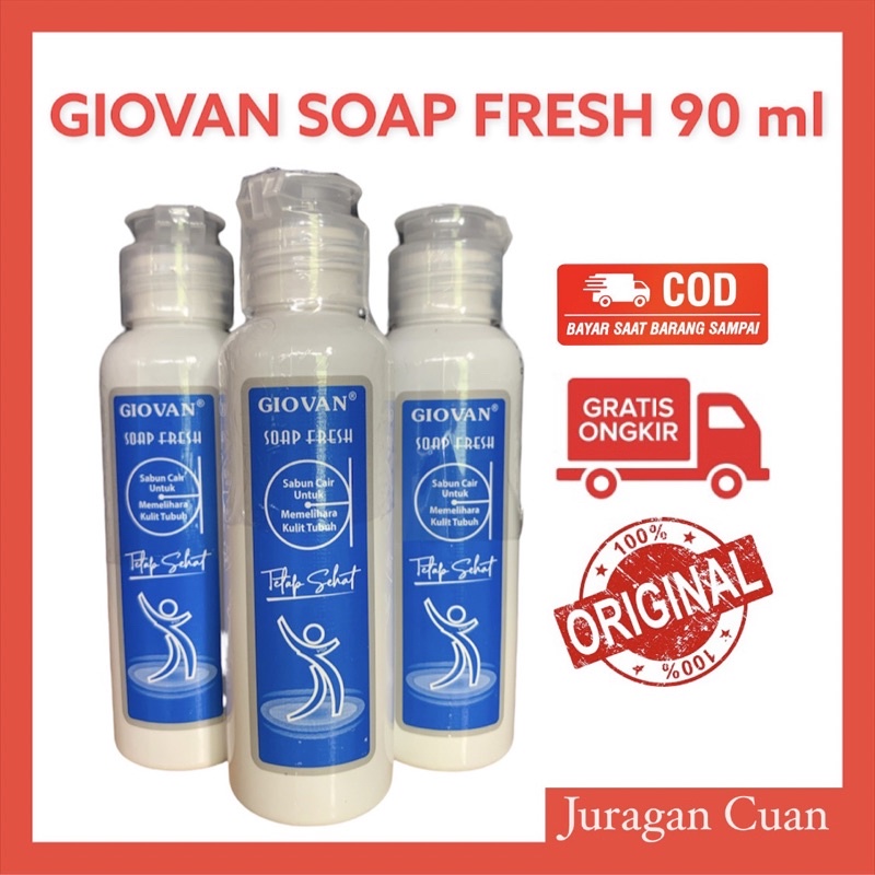 Jual SABUN GIOVAN SOAP FRESH (Biru) 90 ml KEMASAN TERBARU / BIANG ...