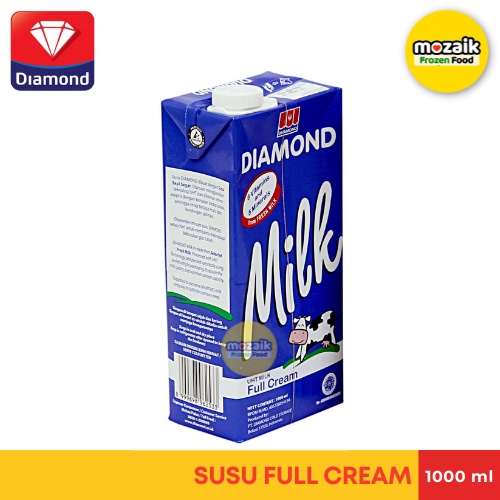 Jual Susu UHT Full Cream 1 liter - Susu Diamond | Shopee Indonesia