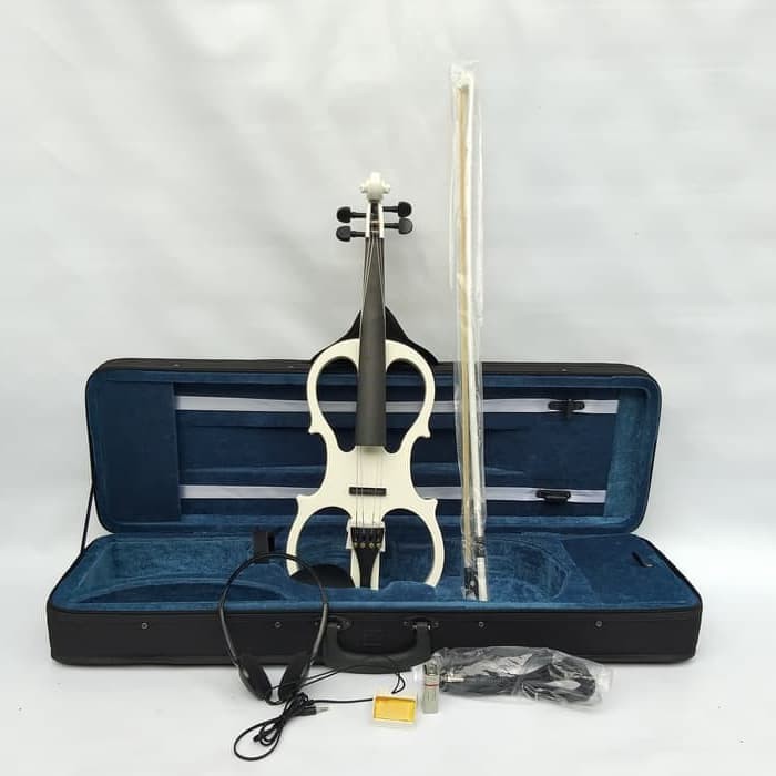 Jual Biola Elektrik / Violin Elektrik Ukuran 4/4 Warna Putih Merk ...