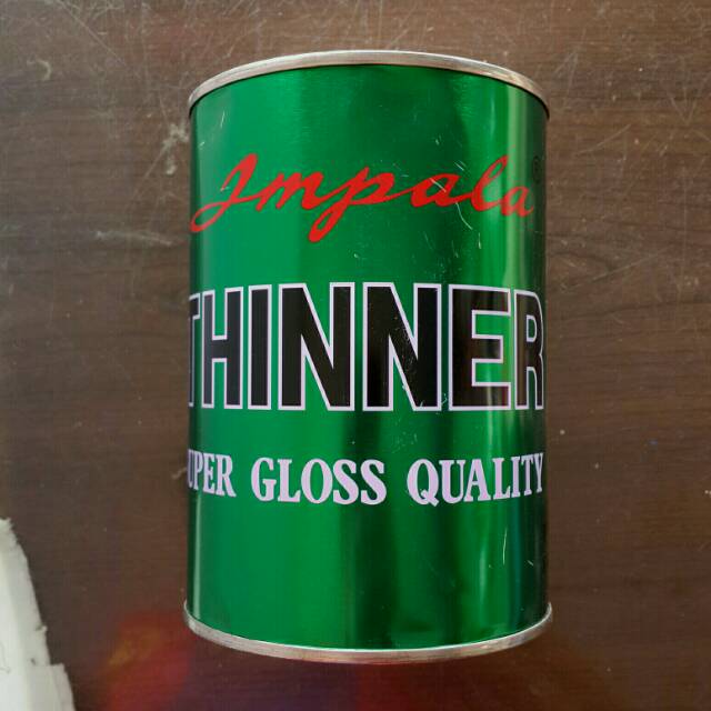 Jual Thinner Impala 1 Liter / Thiner Sakura 0.8 Liter Pengencer Cat Kayu Cat Besi Duco Premium ...