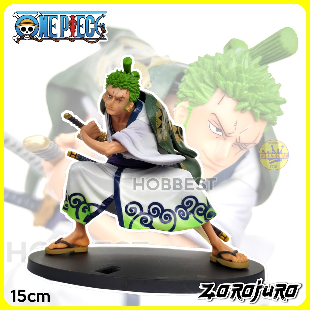 Jual Action Figure ONE PIECE : ZOROJURO 15cm - Miniatur Pajangan Mainan ...