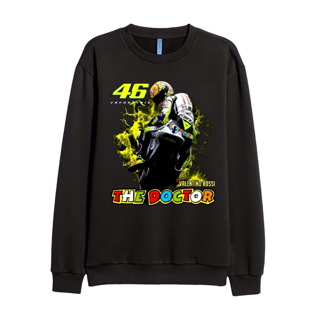 Jual Psycho Crucify "Valentino Rossi" Crew Neck Sweater | Sweater ...