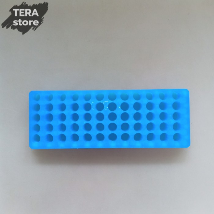 Jual rak pcr tube centrifuge sample tabung pcr 60 lubang dua sisi ...