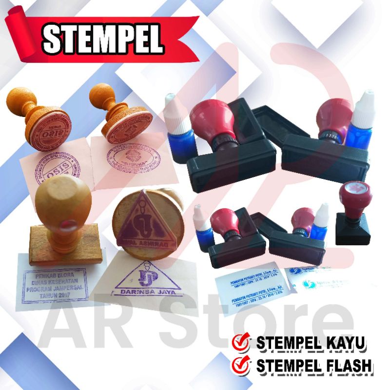 Jual Cetak Stempel | Stempel Kayu | Stempel Flash | Stempel Otomatis | Berkualitas | Shopee ...