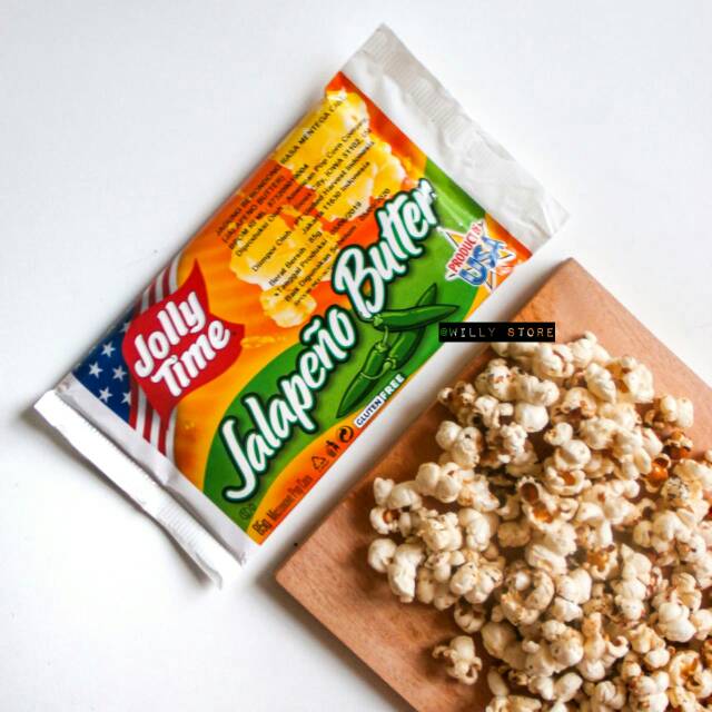 Jual Pop Corn Jolly Time (Jalapeno Butter) | Shopee Indonesia