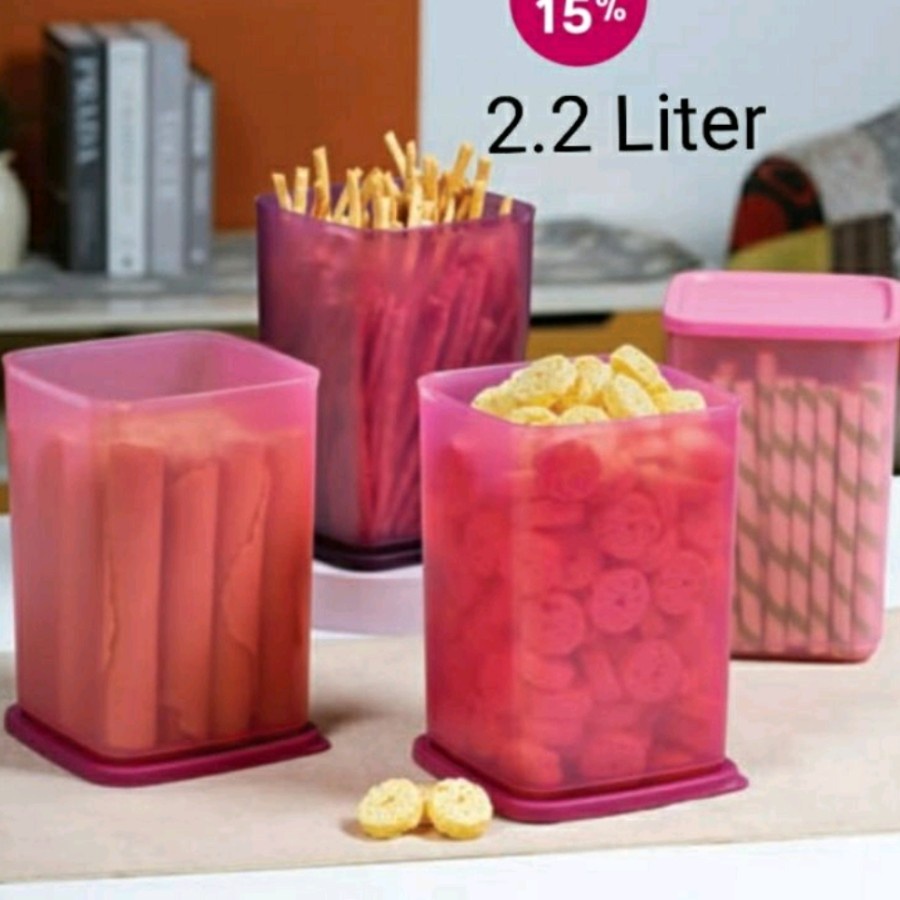Jual tall square round tupperware | Shopee Indonesia