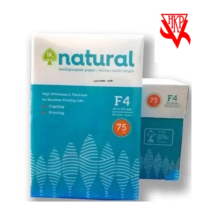Jual Kertas HVS F4 75gr NATURAL (RIM) | Shopee Indonesia