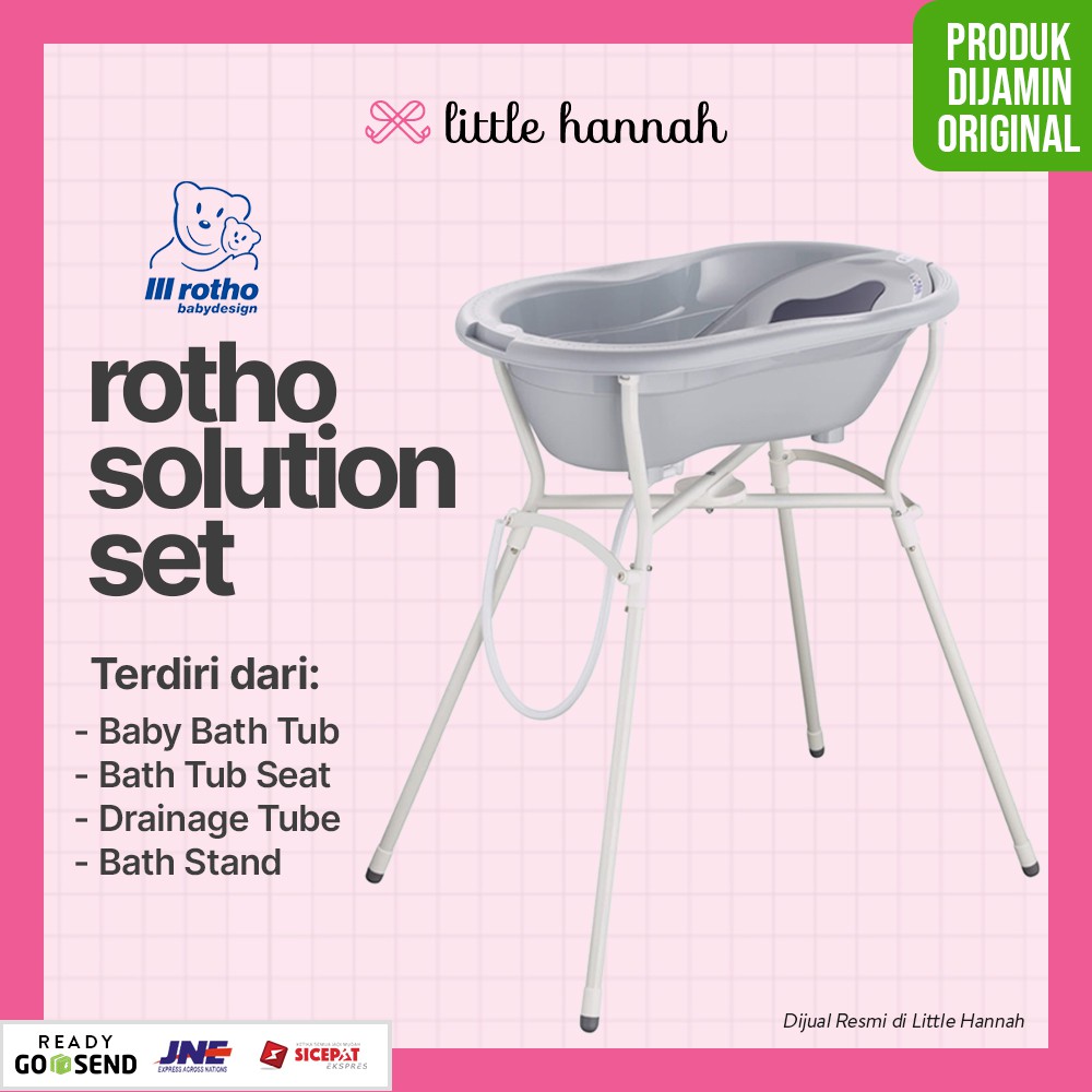 Jual ROTHO Bathing Solution Set / Paket Bak Mandi Bayi Made in Germany ...