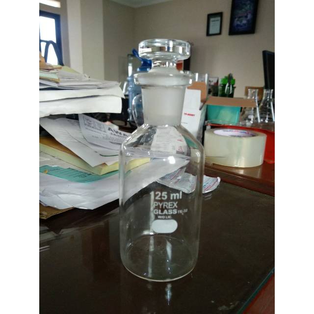 Jual Botol Winkler/ BOD 125 ml pyrex | Shopee Indonesia