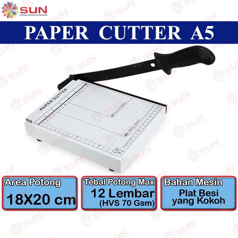 Jual Paper Cutter Mini A5 ( Alat Potong Kertas / Mesin Pemotong Kertas ...