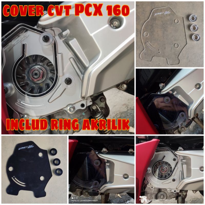Jual cover cvt PCX 160 (include ring akrilik) | Shopee Indonesia