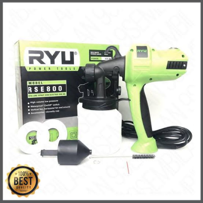 Jual RYU Power Spray Gun Electric RYU RSE 800 Semprotan Cat Elektrik 3 ...