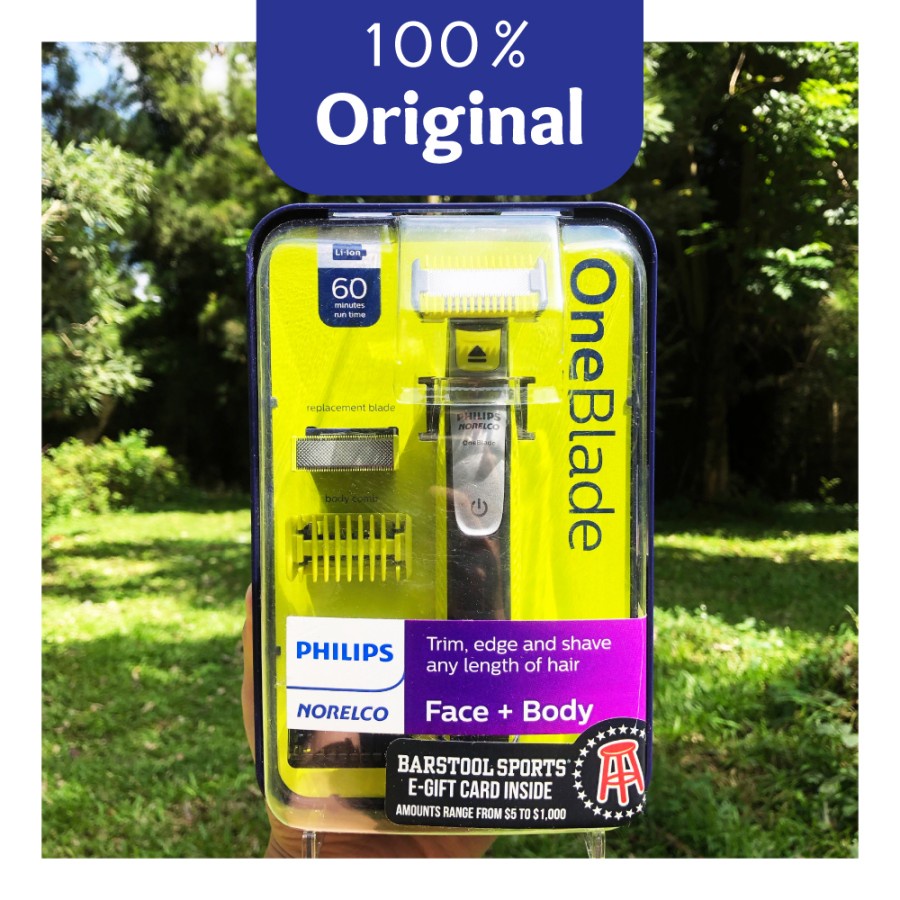 Jual Philips Norelco One Blade Face & Body-Hybrid Electric Trimmer ...