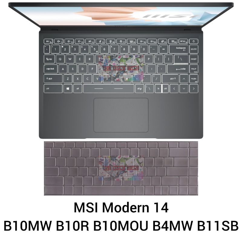 Jual Keyboard Protector MSI Modern 14 B10R B10MW B4MW B10MOU B11SB | Shopee Indonesia