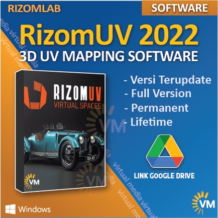 Jual RIZOMUV 2024 Rizom Lab UV MAPPING Unfold3D Real Space & Virtual Space | Shopee Indonesia