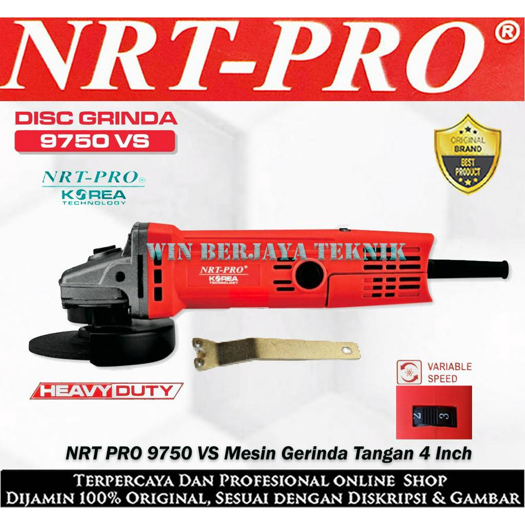 Jual NRT PRO 9750 VS Mesin Gerinda Tangan 4 Inch Variable Speed / Disc ...