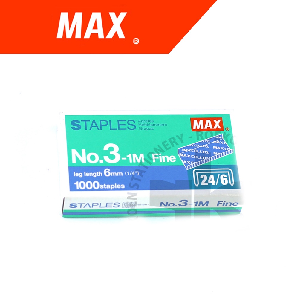 Jual Max Staples No 3-1M (24/6) | Shopee Indonesia