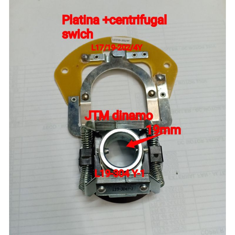 Jual Platina L 19 +centrifugal swich electro motor 1phase 220v | Shopee ...