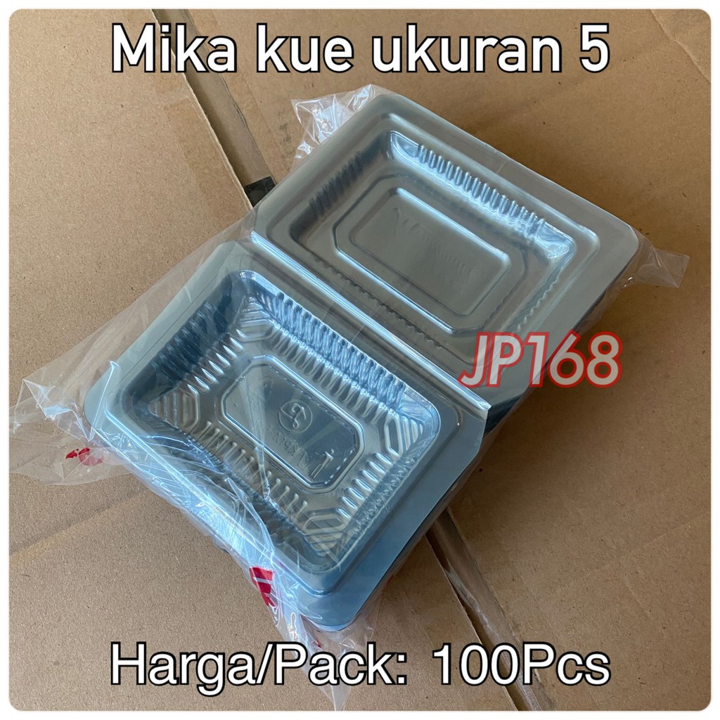 Jual MIKA KUE UKURAN 5 - TRAY PLASTIK KEMASAN MAKANAN 5A 5X 5XX 5XC 5B ...