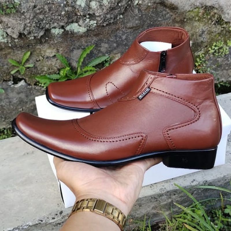 Jual SEPATU TERBARU PULL KULIT ASLI PORMAL KANTOR PANTOFEL RESMI ...