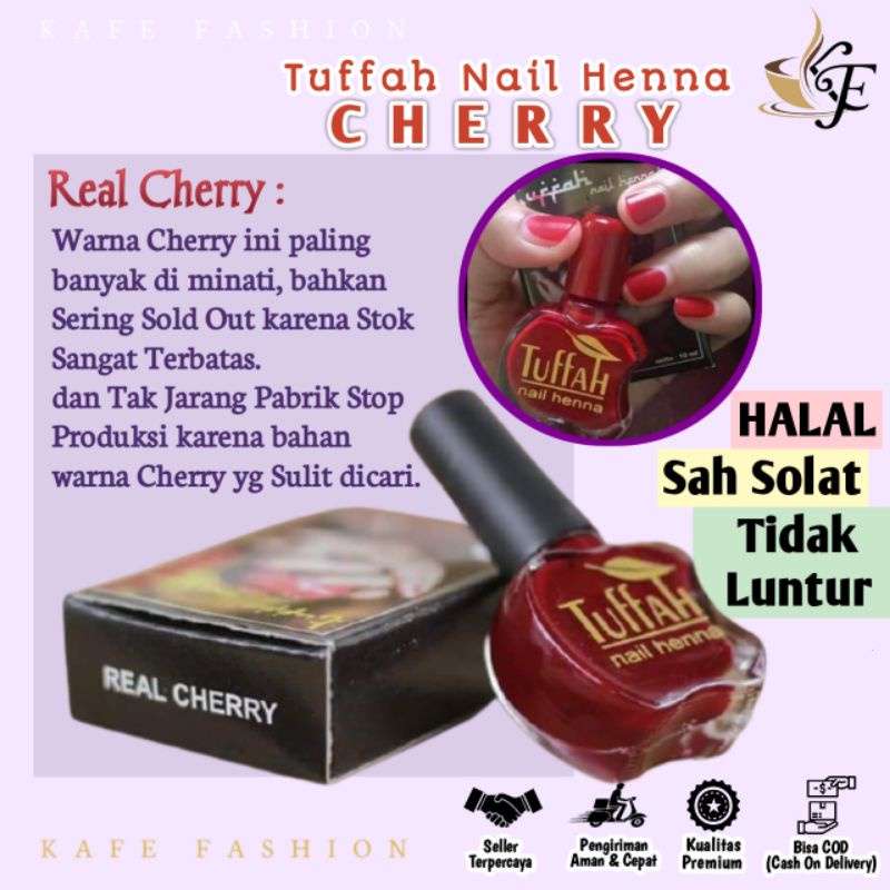 Jual Kutek muslimah Tuffah Nail Henna Original | Shopee Indonesia