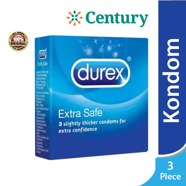 Jual Kondom Durex Extra Safe satu pack isi 3 pc / Kondom / Kontrasepsi ...