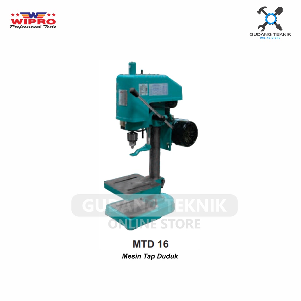 Jual Mesin Bor Tap Duduk WIPRO MTD-16 / Mesin Tapping Taping Drill ...