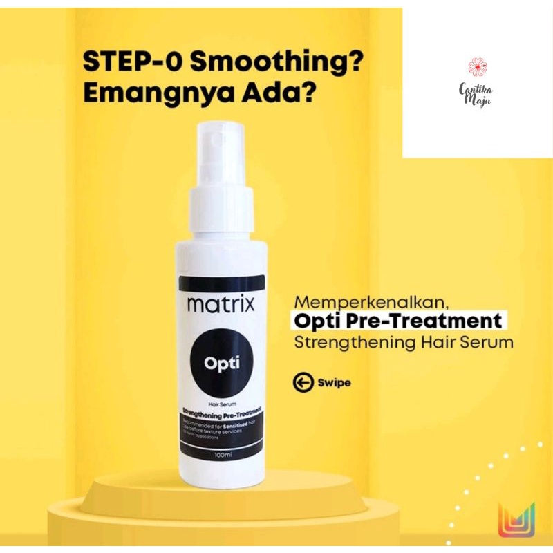 Jual MATRIX OPTICARE PRE TREATMENT STRENGTHENING 100ML | Shopee Indonesia