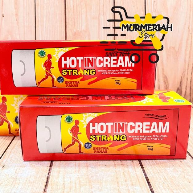 Jual No Lirik!! HOT IN CREAM STRONG(Merah)Tube 60 gr-Untuk Nyeri Sendi ...