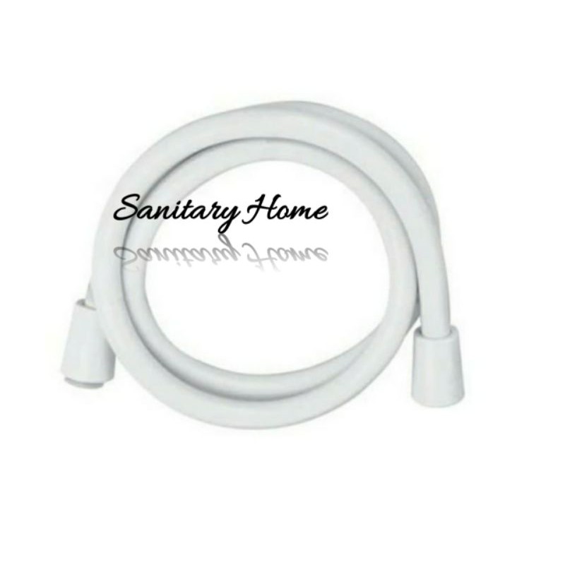 Jual Selang Shower Putih plastik Murah 120cm / Selang Air Kamar mandi ...