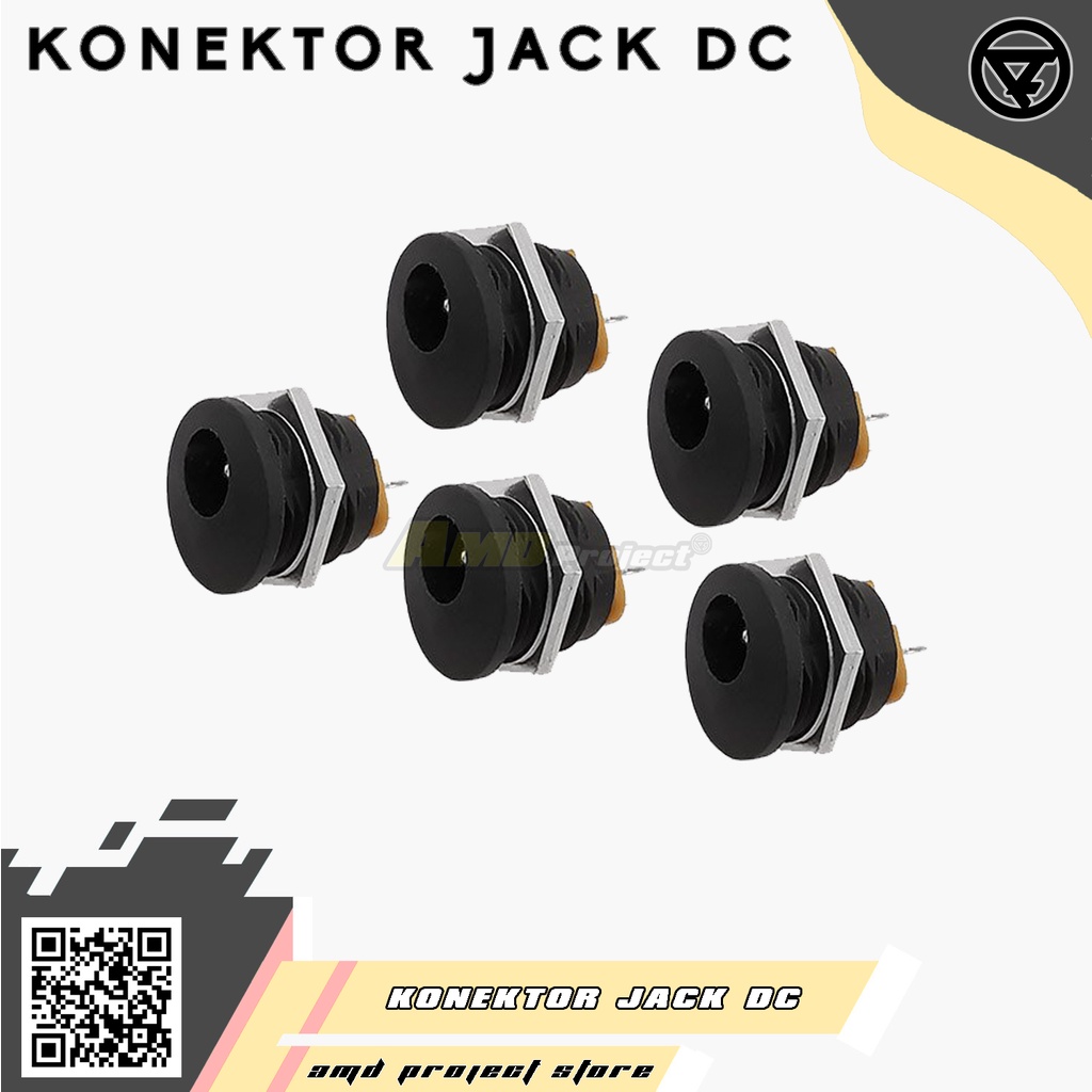 Jual Socket DC Jack 5.5mm DC022 Soket Power 5.5x2.1mm PCB Female Plug ...