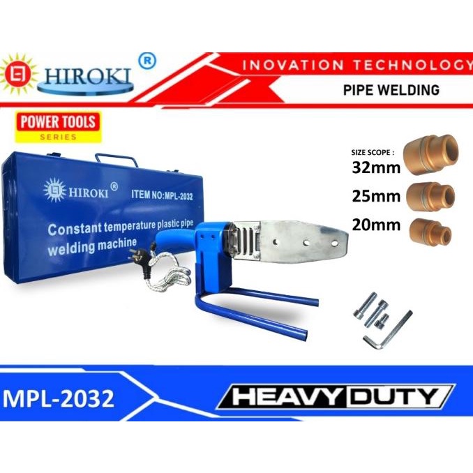 Jual Hiroki Mesin Las Pipa Cetak Ppr Pvc Pemanas Pipa Pp Mesin Las ...
