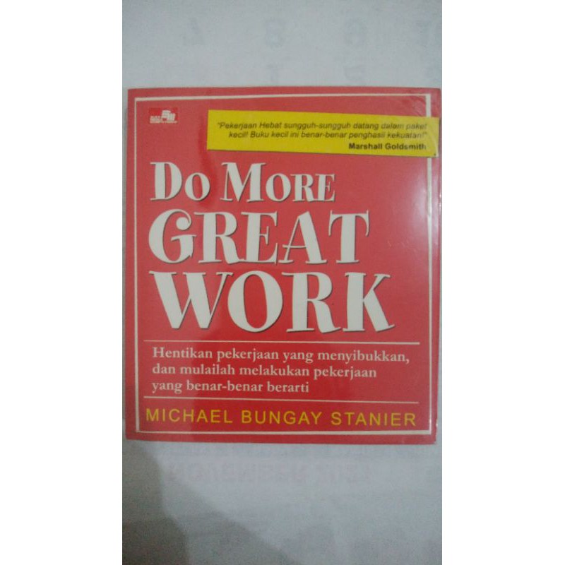 Jual BUKU DO MORE GREAT WORK | Shopee Indonesia