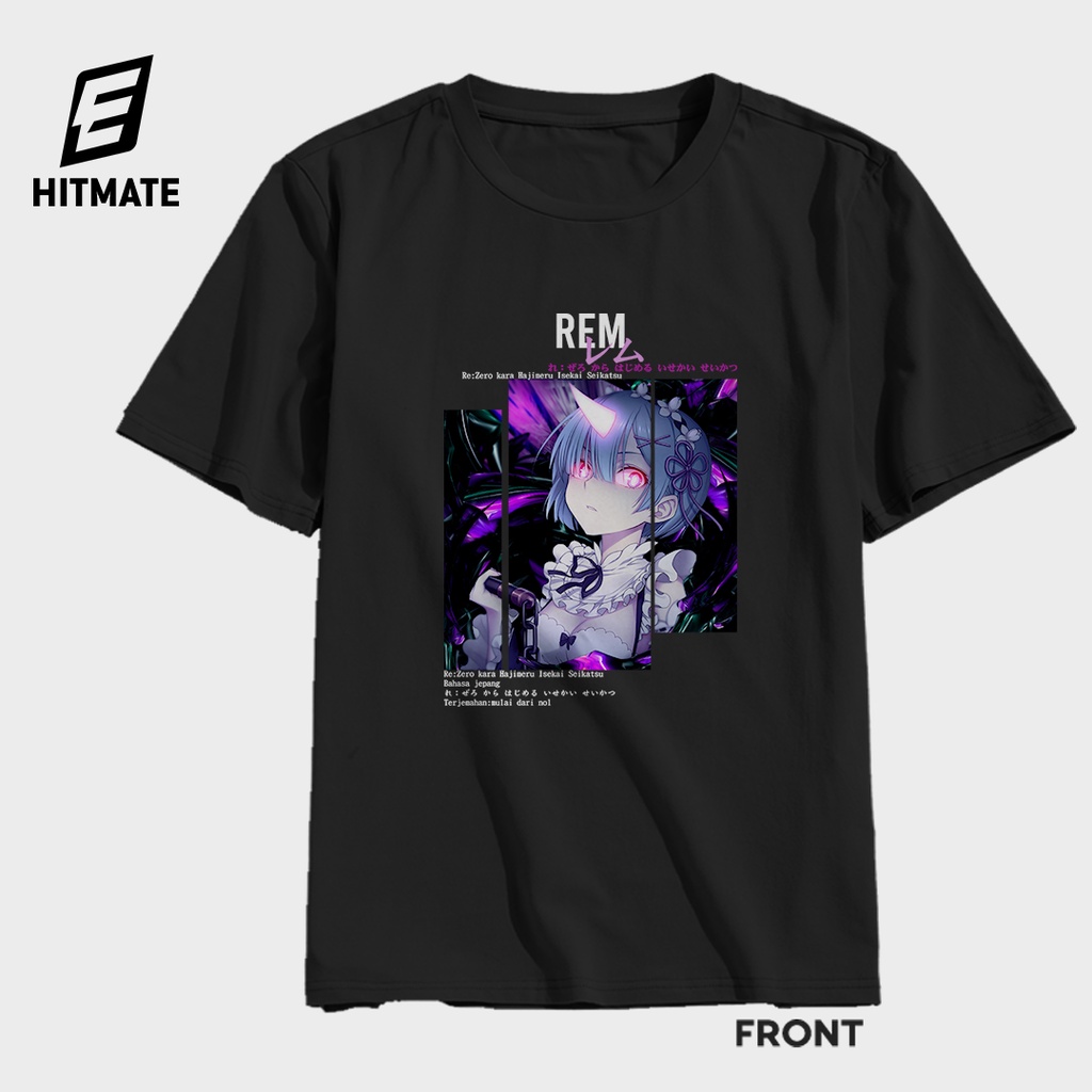 Jual Kaos Anime Sero Two Rem RE Zero Two Baju Anime Wibu Zero Two ...