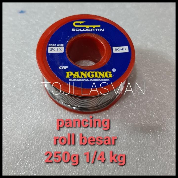 Jual Timah Tinol Patri Solder Pancing Alfa Asahi Paragon Roll Besar 1/4 ...