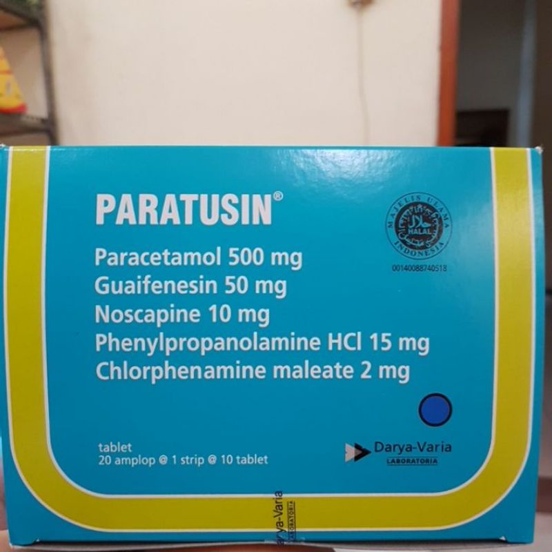 Jual Paratusin Box Isi 20 Amplop @10 Tablet | Shopee Indonesia