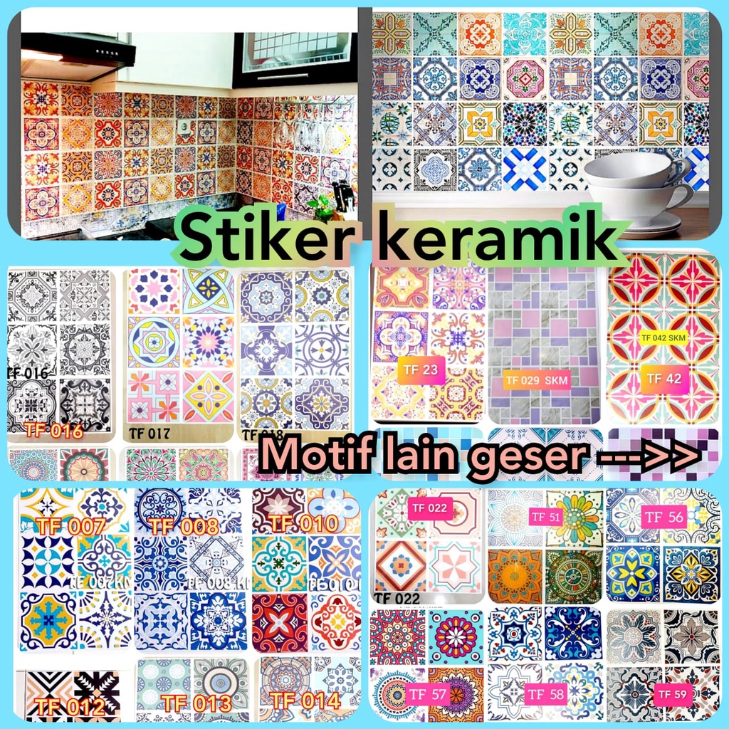Jual WALLSTICKER WALL STICKER SETIKER STIKER KERAMIK WALLSTIKER LANTAI ...