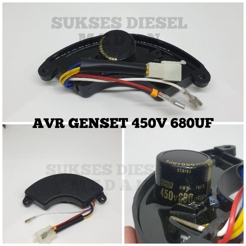 Jual AVR Genset Bensin dan Solar 450V 680UF Model Sabit Fiber | Shopee ...