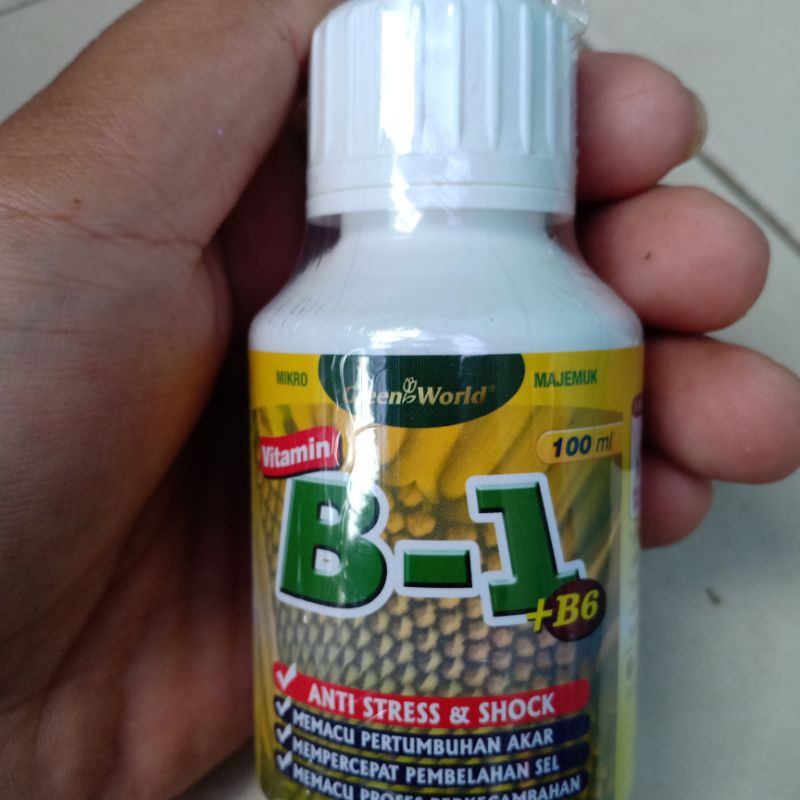 Jual Vitamin B1+ B6 by GreenWorld - 100ML Obat tanaman agar tdk Stres ...