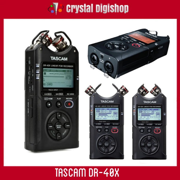 Jual Tascam DR-40X Four-Track Digital Audio Recorder | Shopee Indonesia